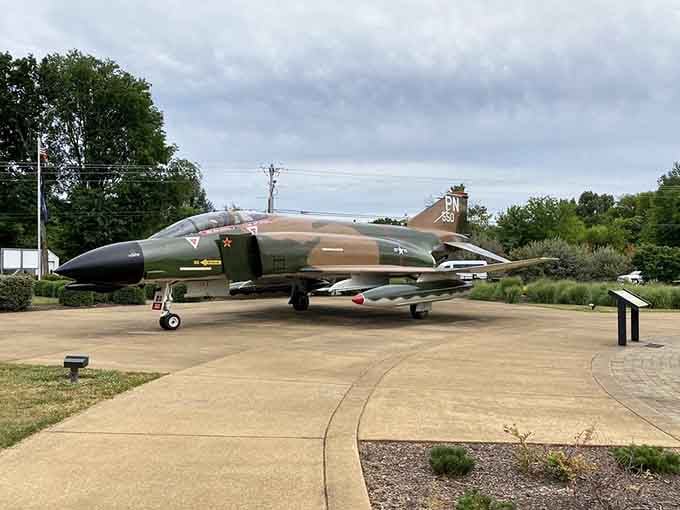 The Phantom's camouflage paint scheme looks even more impressive when you're standing close enough to touch history.