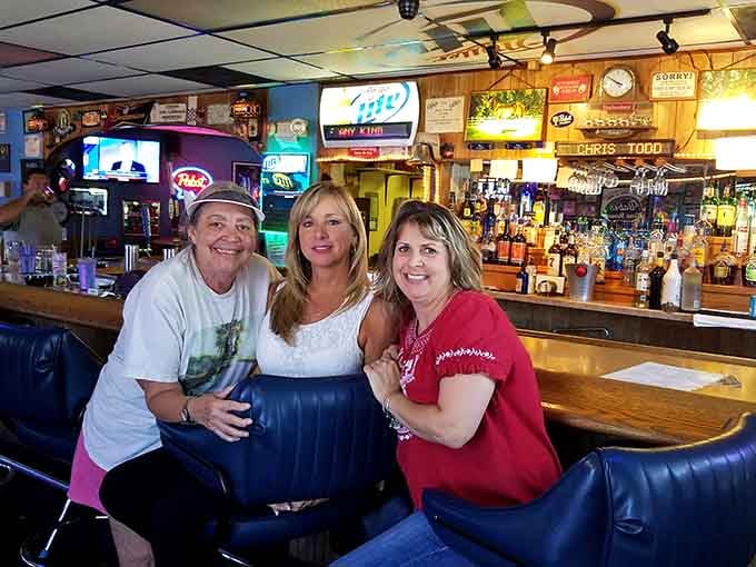 The smiles say it all: this is where locals bring friends to share their favorite secret spot.