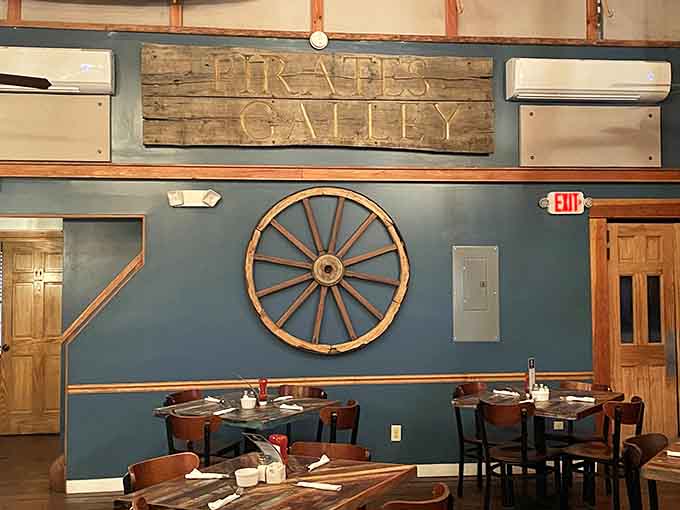 Rustic charm meets hungry diners in a space that feels both special and wonderfully unpretentious throughout.