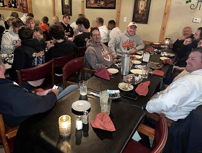 When the dining room is this full on a regular night, the food speaks louder than words.