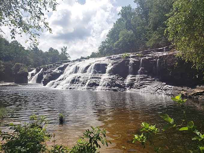 When the waterfalls are flowing full force, you'll understand why people keep coming back here.