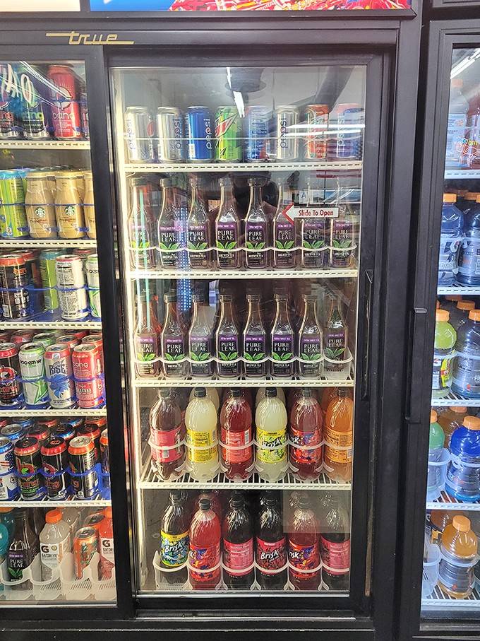 Cold beverage cases offer the perfect liquid refreshment to wash down all that glorious deli meat goodness.