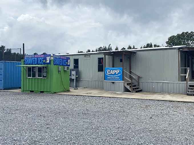 Home base where dreams of paintball glory begin and slightly sore bodies eventually return for equipment drop-off.