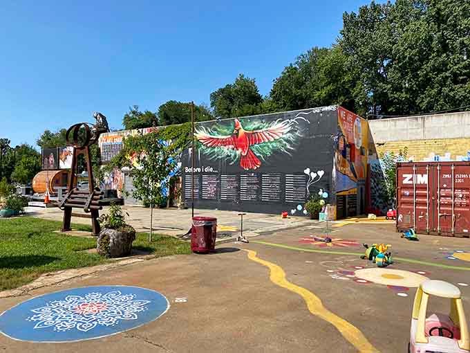 IX Art Park bursts with color, creativity, and community spirit, the kind of place that reminds you art belongs to everyone.