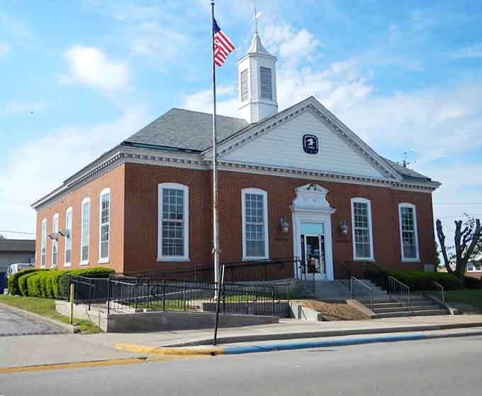 Even the post office gets in on Chester's historic charm, serving the community from a building with character.