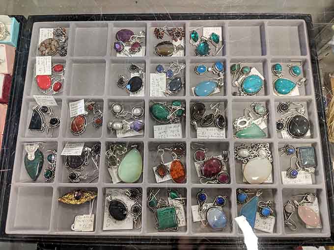 This jewelry collection sparkles with the kind of craftsmanship that makes modern costume jewelry look downright embarrassed by comparison.