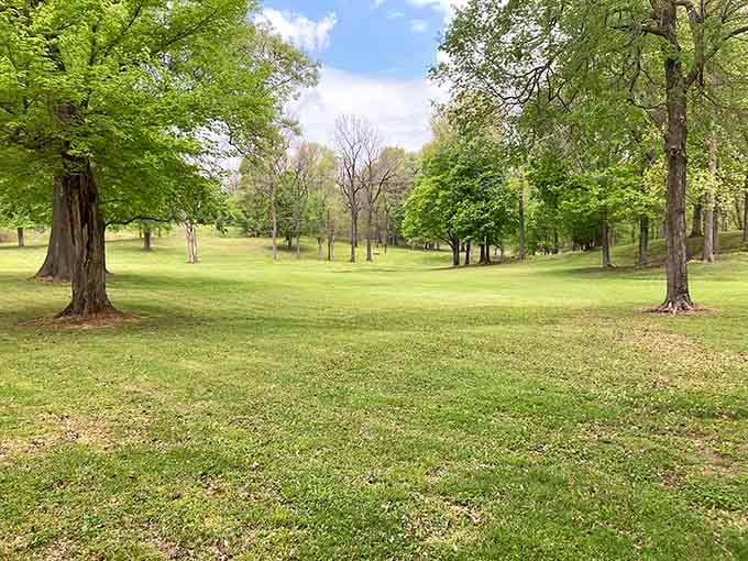 Open spaces perfect for frisbee, contemplation, or pretending you're a Civil War general surveying the landscape.