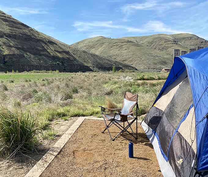 Your campsite comes with views that five-star hotels can't buy, just you and the canyon stars.