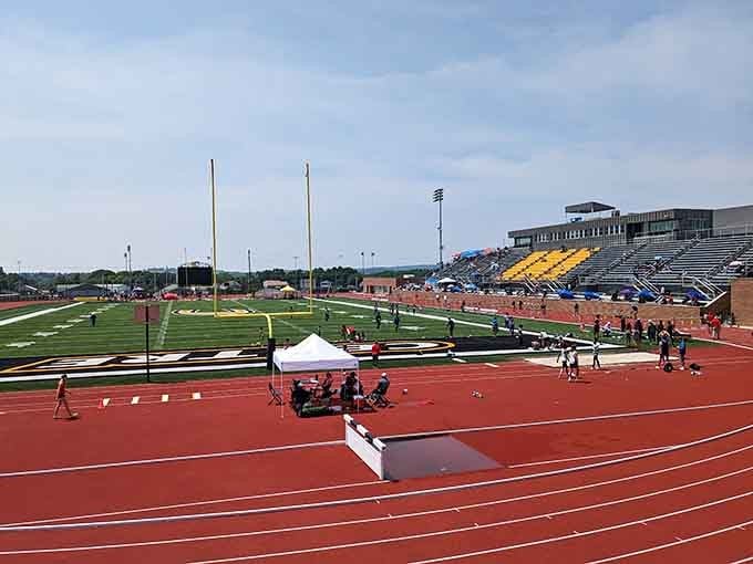 Track and field facilities that have launched more dreams than a guidance counselor's pep talk ever could.
