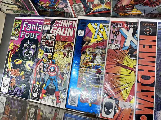 Comic book collectors, your heart just skipped a beat looking at these classic Marvel issues in surprisingly great condition.
