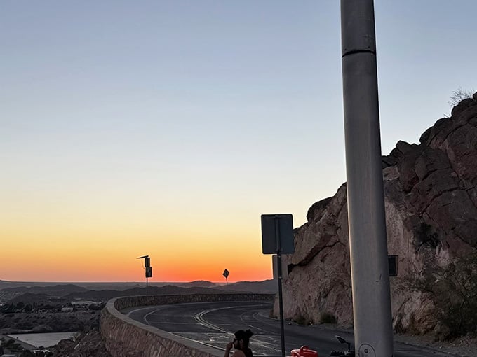 Sunset from the mountains delivers million-dollar views for the price of a tank of gas and some hiking boots.