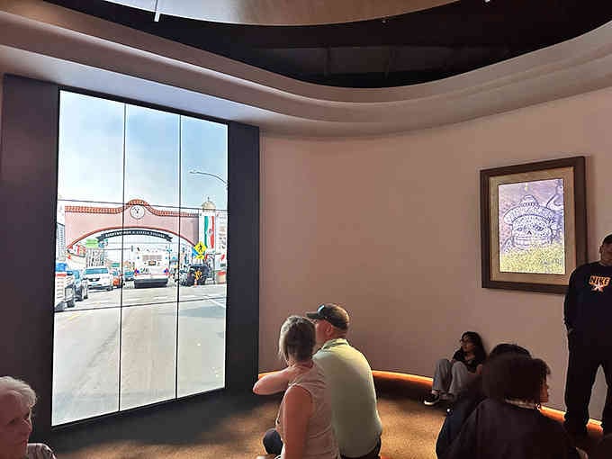 Virtual street views in the pre-show area prepare you for perspectives you've definitely never experienced during rush hour.