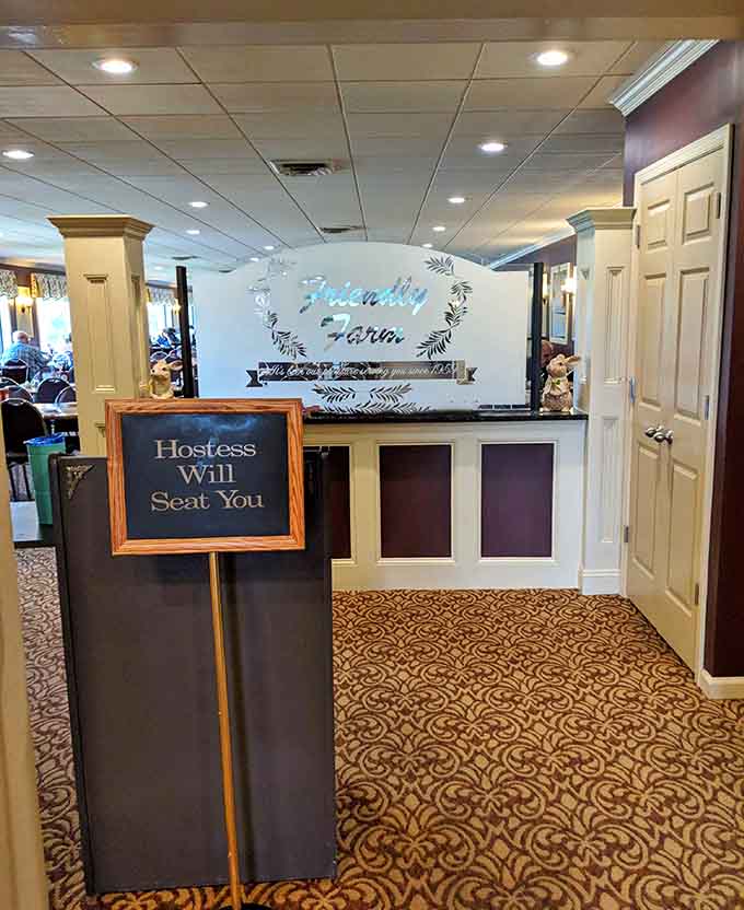 That "Hostess Will Seat You" sign is your last chance to reconsider whether you really need stretchy pants today.