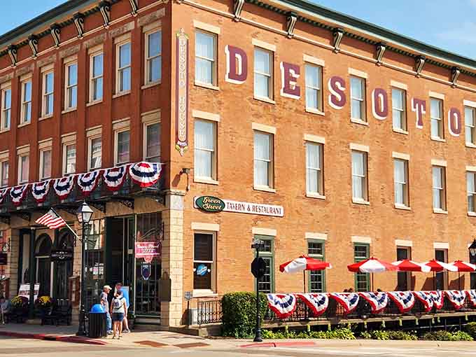 The DeSoto House Hotel has been hosting guests since Lincoln's time&mdash;talk about established hospitality and serious staying power.