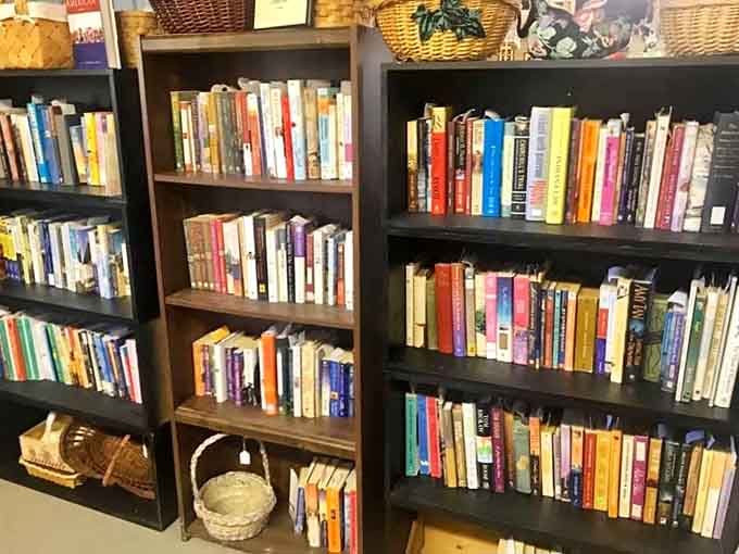Books galore for readers who appreciate the feel of real pages and that distinctive old-book smell we all love.
