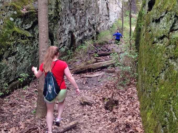 Following the trail between moss-covered walls feels like you've stumbled into a fantasy novel's opening chapter somehow.