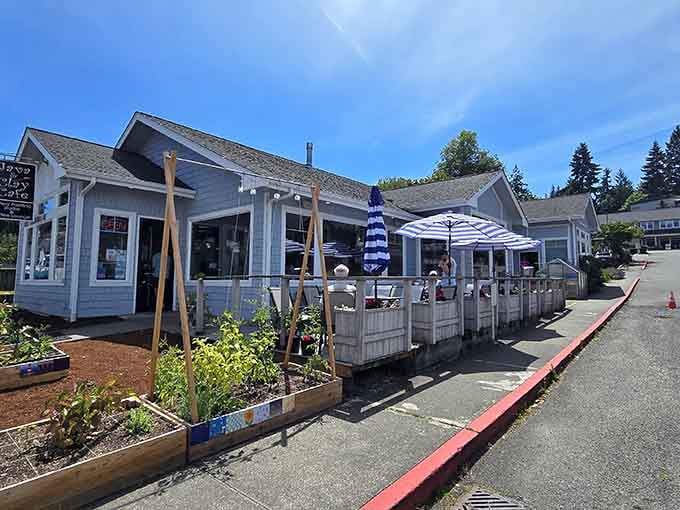 Java & Clay Cafe sits downtown where coffee and conversation flow equally well throughout the morning hours here.