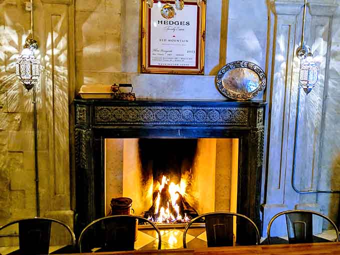 A crackling fire and good wine make any gathering feel like you've known everyone for years.