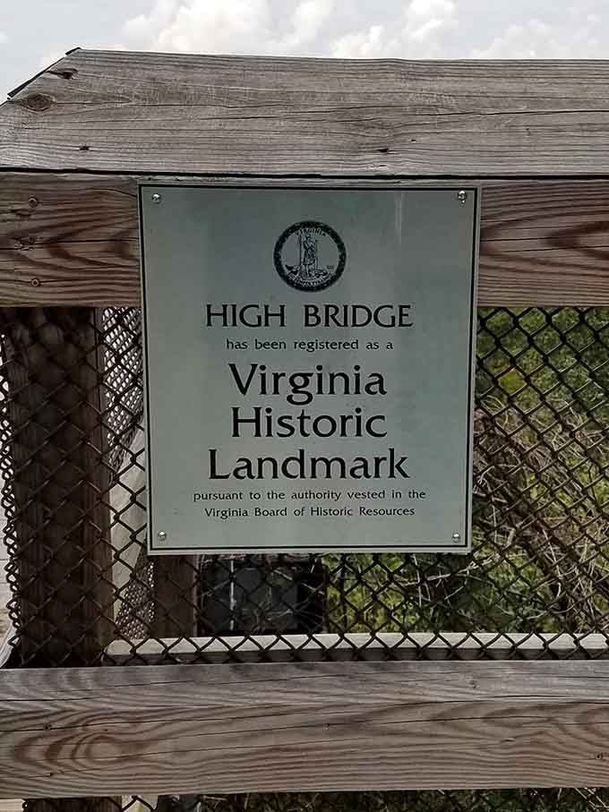 That Virginia Historic Landmark plaque isn't just bragging, it's stating facts about one seriously impressive piece of engineering history.