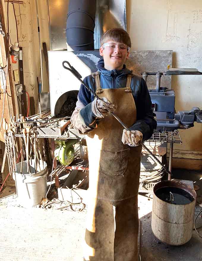The blacksmith experience lets visitors try their hand at crafting, making memories beyond just sleeping there.