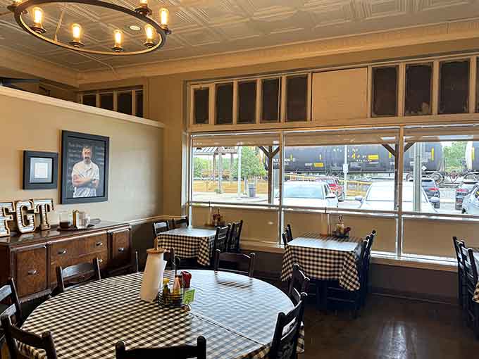 Natural light streaming through those windows illuminates a dining room that's fed generations of satisfied customers seeking authentic Southern cooking.