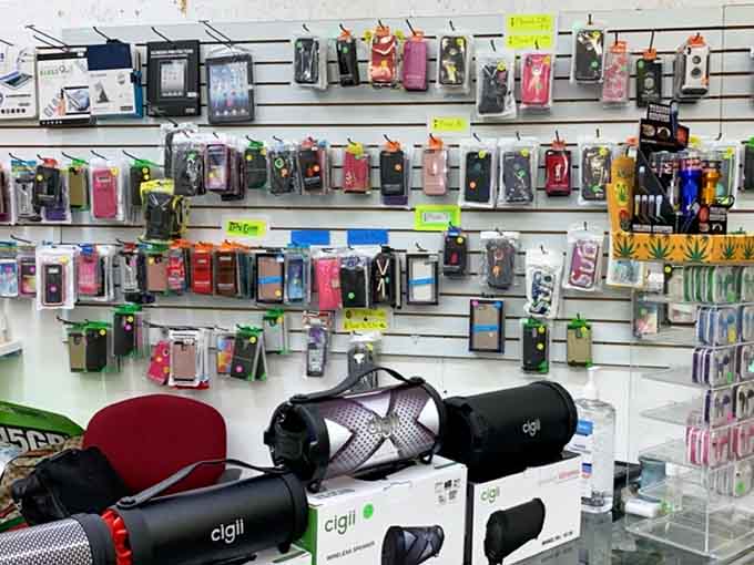 Phone cases and portable speakers show this market keeps pace with modern needs alongside its vintage offerings.