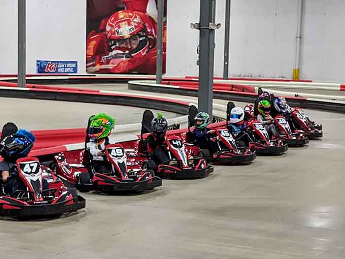 Junior racers proving that age is just a number when it comes to the universal need for speed.