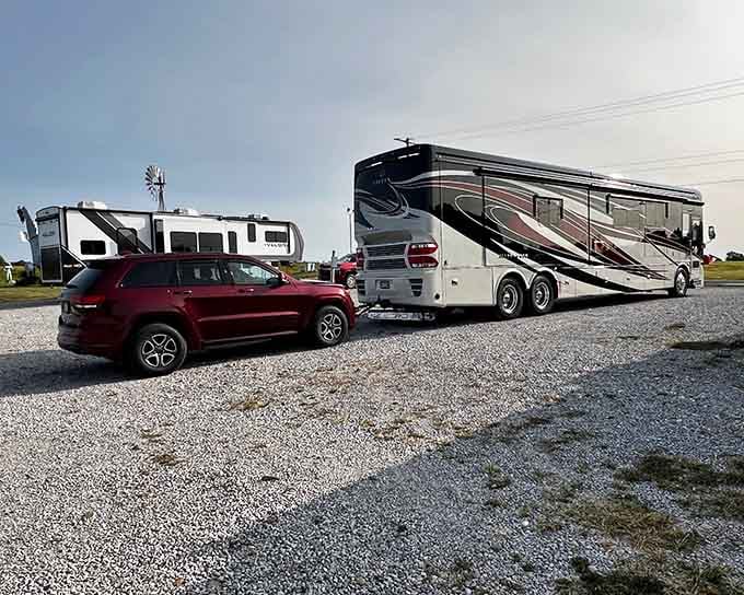 Pull up your RV and stay awhile, because this dragon isn't going anywhere and neither should you.
