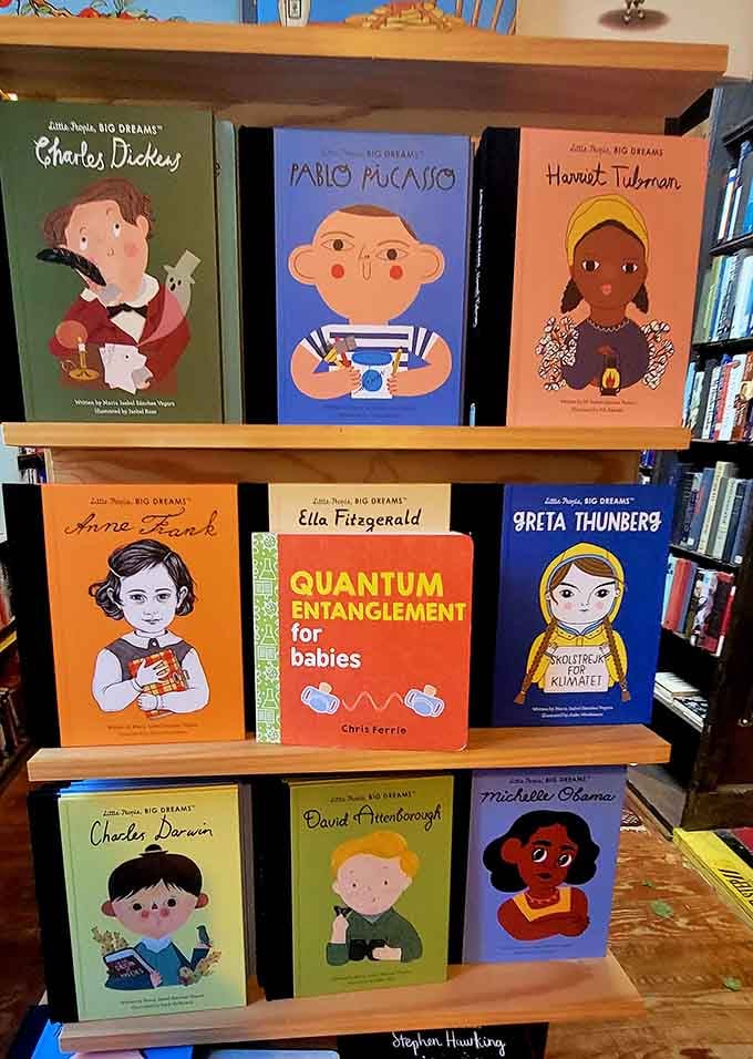 Children's books displayed with care, because raising future readers starts with making literature look absolutely irresistible.