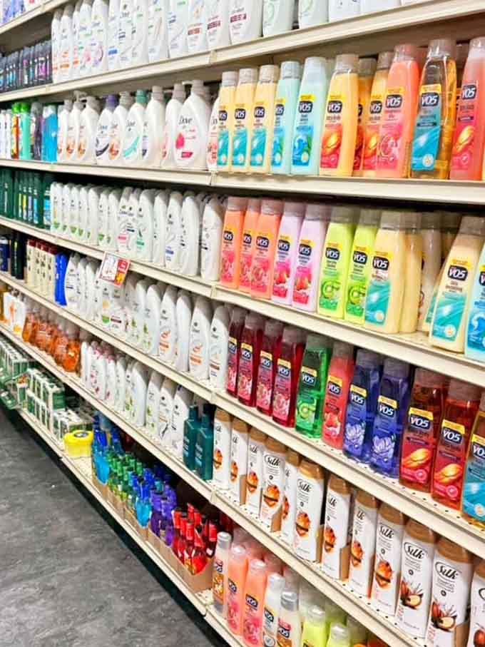 Personal care products organized like a beauty boutique, minus the snooty salespeople and astronomical markup percentages everywhere.