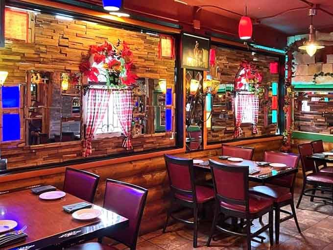 Cozy tables await diners who are about to experience spaghetti that will ruin them for all other Italian restaurants forever.