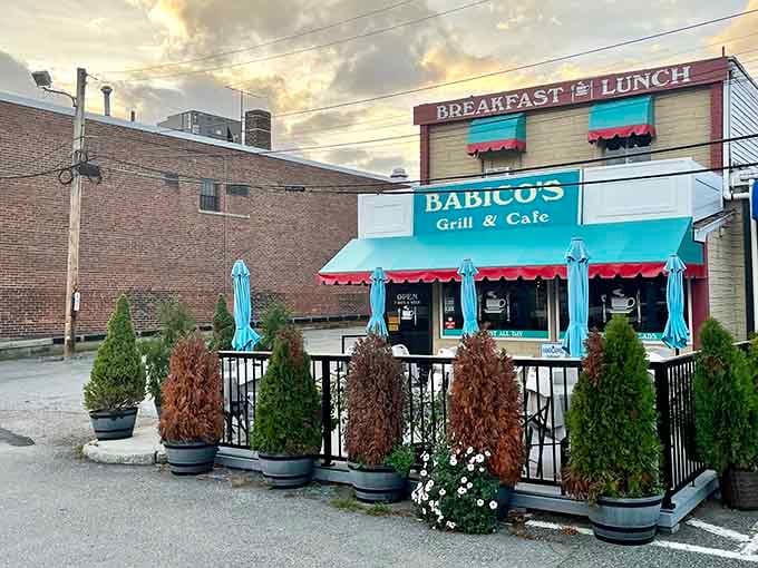 Babico's Grill & Cafe serves breakfast and lunch with the kind of outdoor seating that makes you forget your to-do list.