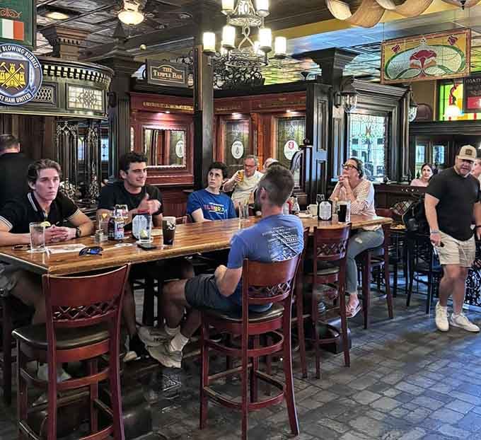The communal tables fill with locals who've discovered that good food and good company never go out of style.