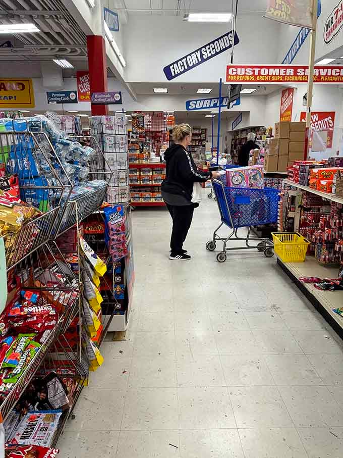 Fellow treasure hunters navigating the aisles, united in the noble quest for unbeatable deals and steals.