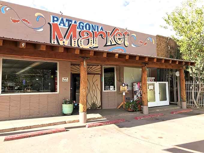 The Patagonia Market serves as the town's heartbeat, where locals gather and visitors discover what small-town shopping really means.