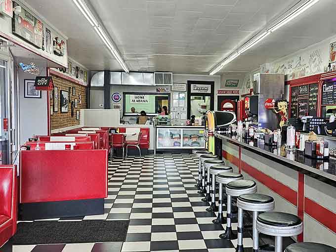 The whole space feels like stepping into a Norman Rockwell painting, except the food's actually as good as it looks.