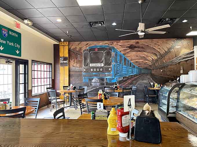 Subway tile murals transport you straight to the Big Apple without the expensive plane ticket required.