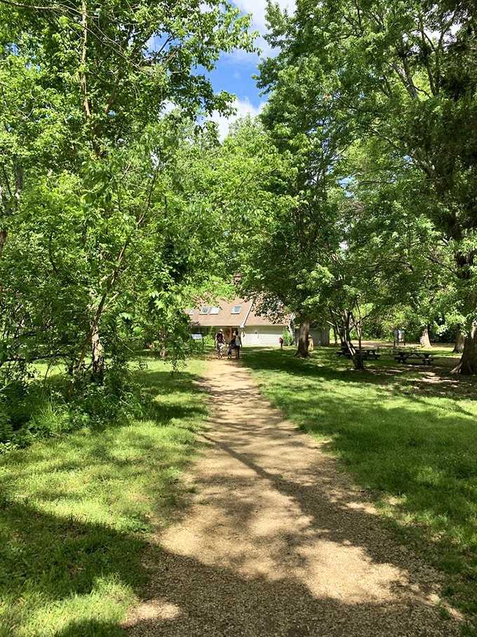 Shaded pathways beckon you forward like nature's own yellow brick road, minus the flying monkeys thankfully.
