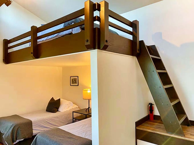 Bunk beds for adults who never outgrew the fun, now with significantly better mattresses than summer camp.