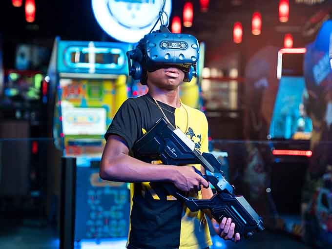 Virtual reality gaming takes you to other worlds, perfect for when racing around a real track somehow isn't enough stimulation.