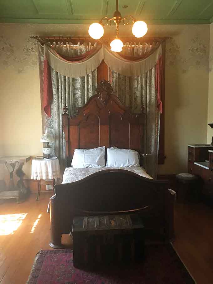 Victorian bedrooms were designed for both comfort and showing off your excellent taste in ornate furniture and linens.