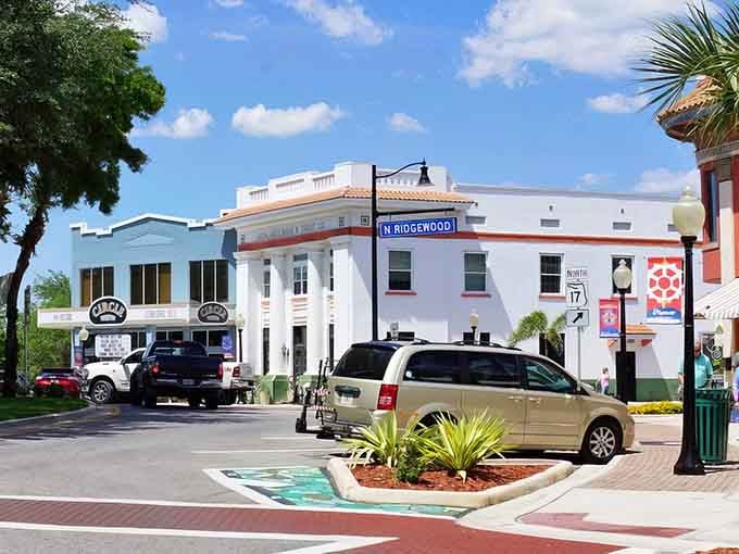 Historic downtown architecture reminds you that Sebring has character money can't buy in newer developments.