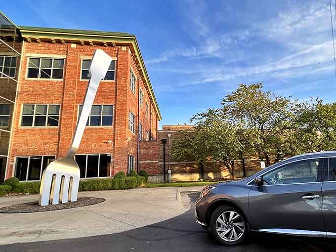Springfield's World's Largest Fork sculpture is proof that this city has a genuinely wonderful sense of humor.