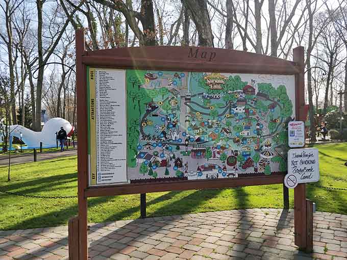 Every great adventure needs a map, especially when navigating a land where fairy tales and reality blur together beautifully.
