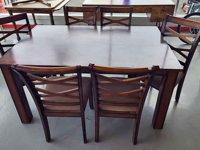Solid wood dining sets built when craftsmanship mattered, ready to host decades of family dinners ahead.