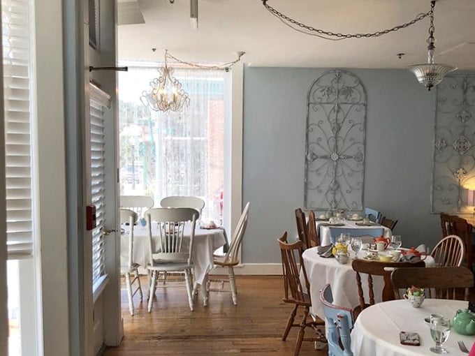 Crystal chandeliers and decorative ironwork add touches of elegance without a hint of stuffiness or pretension.