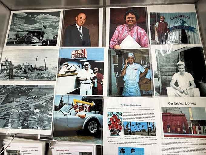 Historical photographs capture the optimism and innovation that built an empire from a single burger stand.