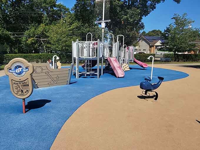 Silverton Park: proof that the best things in life are free, especially playgrounds for visiting grandchildren.