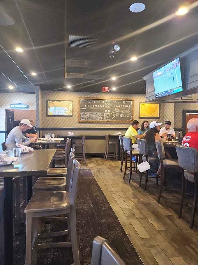 Real people enjoying real food in a space that feels both modern and welcoming, exactly what dining out should be.