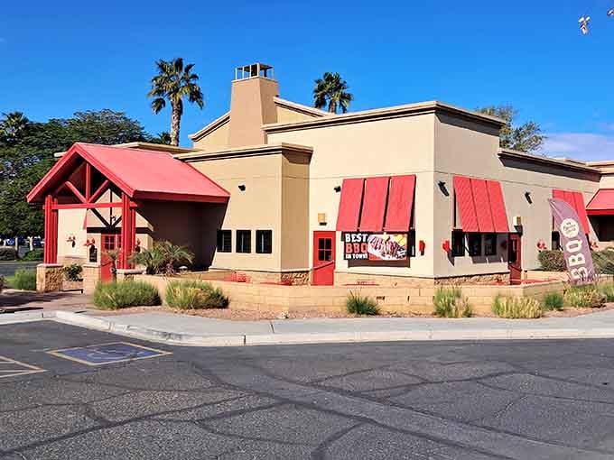 Famous Dave's brings barbecue to the border, because good ribs know no boundaries or state lines, thankfully.